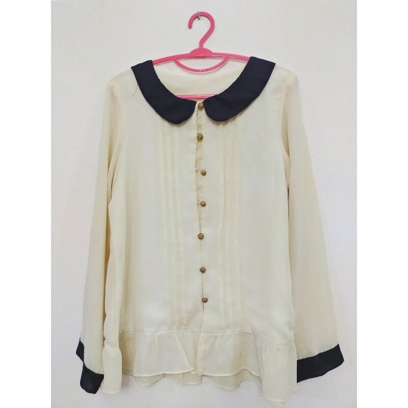 Jual SEMI KEMEJA CREAM | Shopee Indonesia