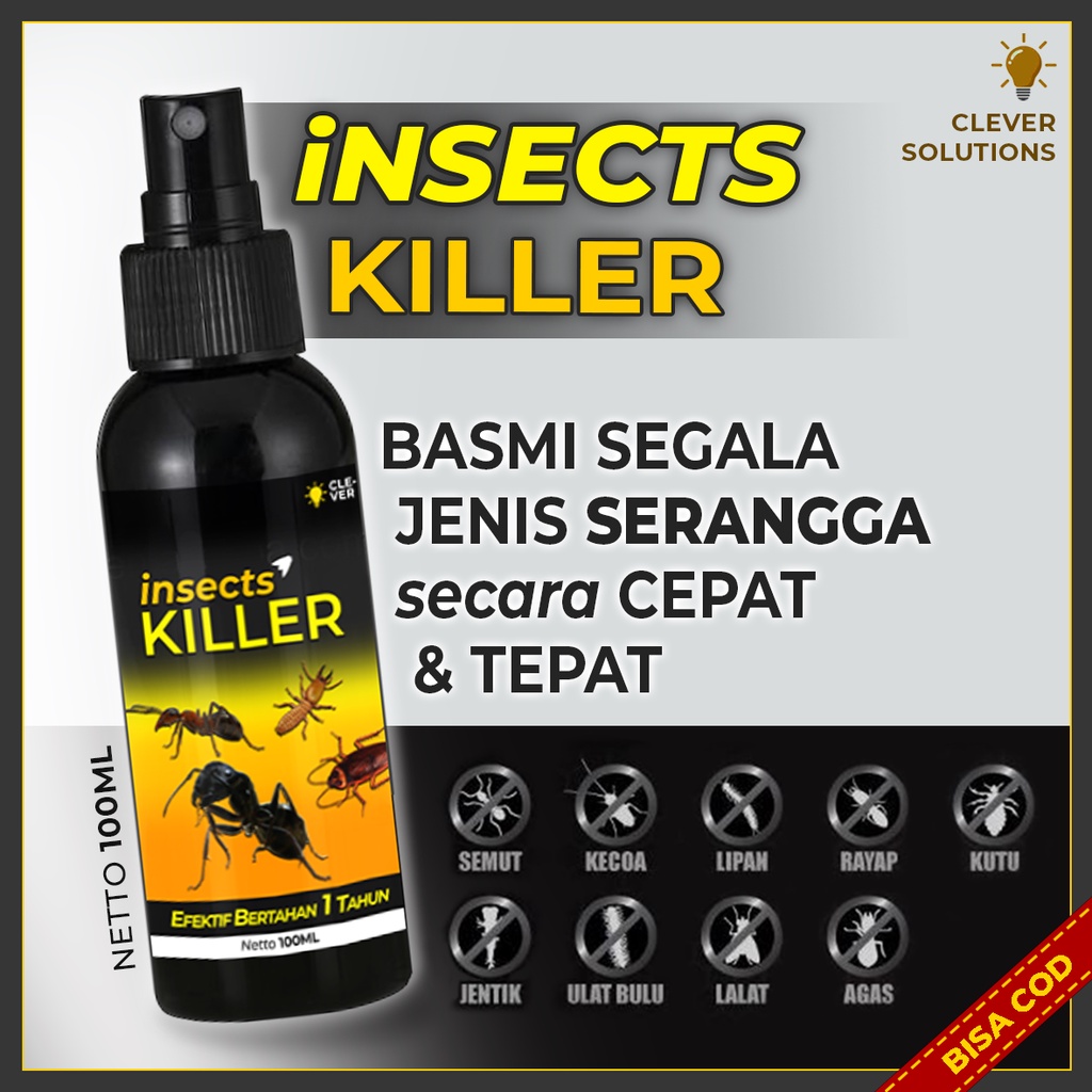 Jual Racun Pembasmi Semut Obat Anti Semut Rayap Kecoa Kutu INSECTS ...