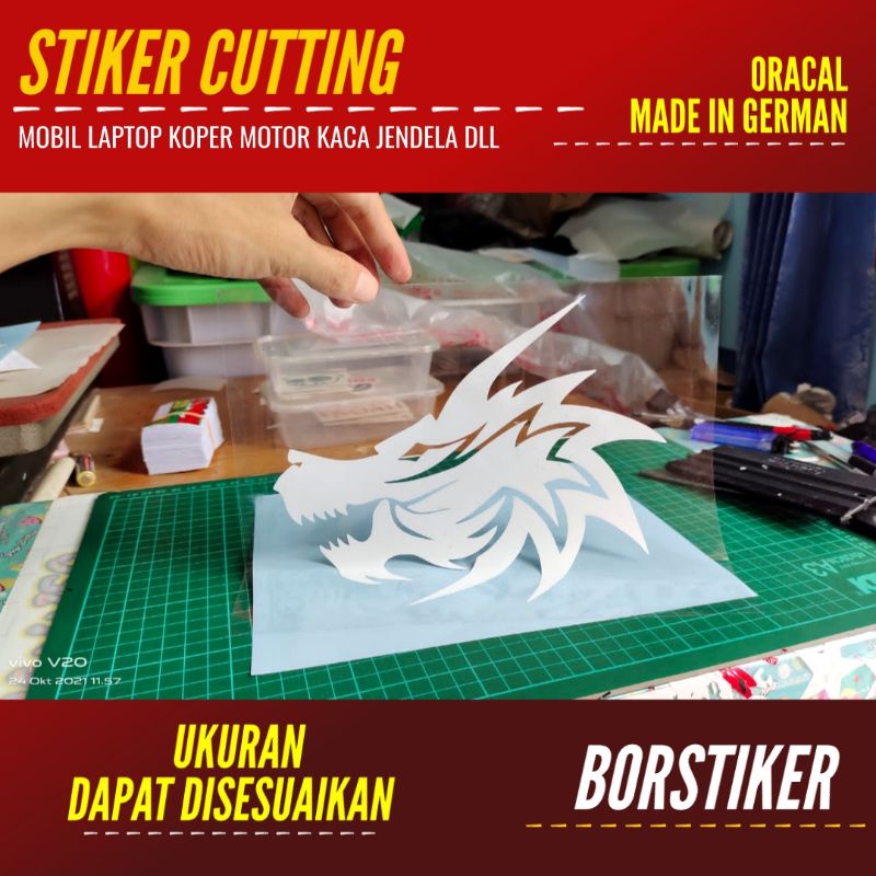Jual STIKER NAGA UKURAN LAPTOP | STICKER CUTTING ANIME BAND LOGO DLL ...