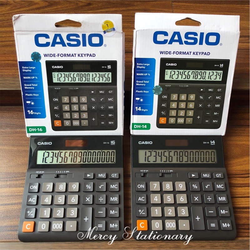 Jual Kalkulator Casio DH-14 dan DH-16 - Calculator Casio 14 Digit dan Casio 16 Digit | Shopee ...