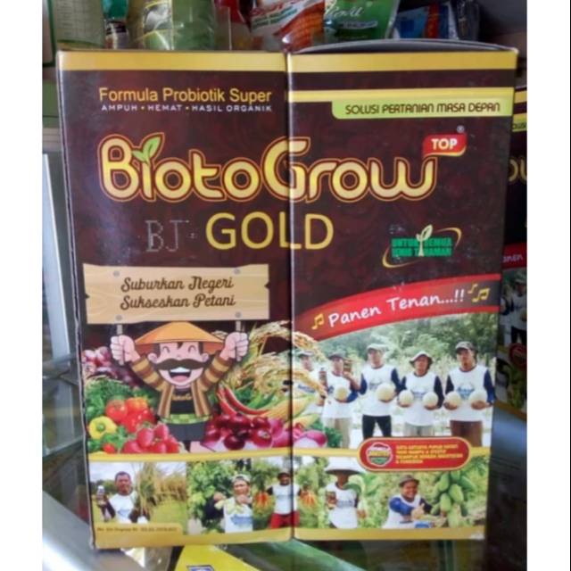 Jual BiotoGrow Gold Pupuk Organik Probiotik Super 1 Liter Pertumbuhan ...