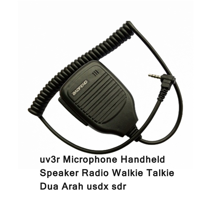 Jual extramic baofeng uv-3r speaker mic uv3r bft1 microphone handmic ...