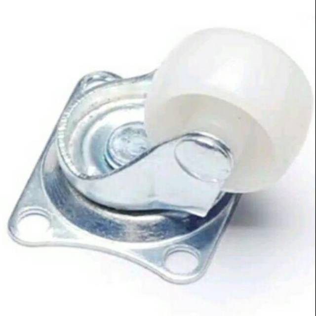 Jual Roda Castor Nylon 1 in Caster Wheel Swivel 25mm | Shopee Indonesia