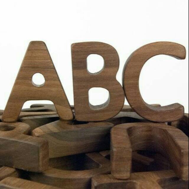 Jual Logo huruf - huruf kayu - huruf timbul - huruf ukir | Shopee Indonesia