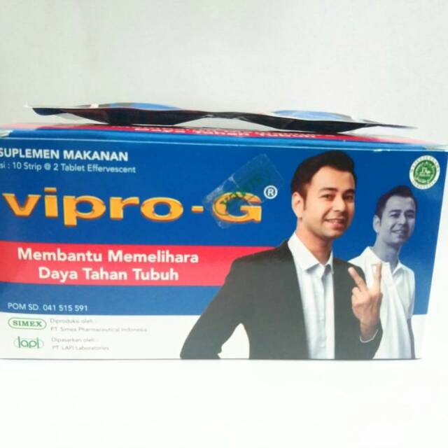 Jual VIPRO-G TAB EFFERVESCENT VITAMIN C 1000MG | Shopee Indonesia