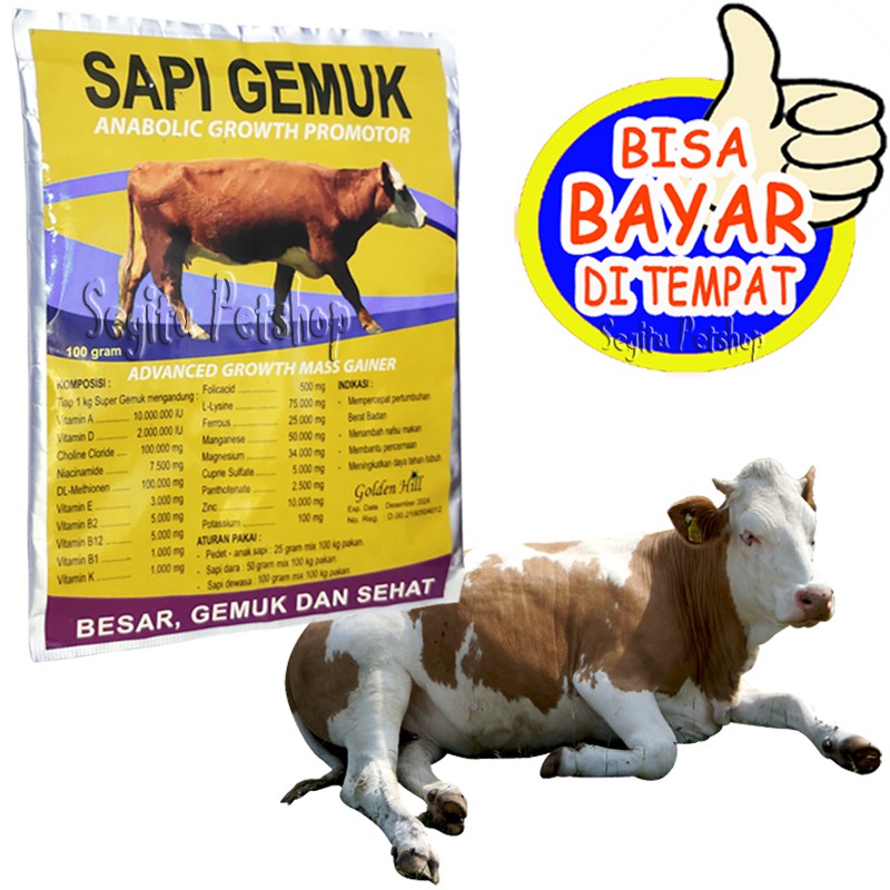 Jual VITAMIN SAPI GEMUK PENGGEMUK TERNAK KERBAU KAMBING | Shopee Indonesia