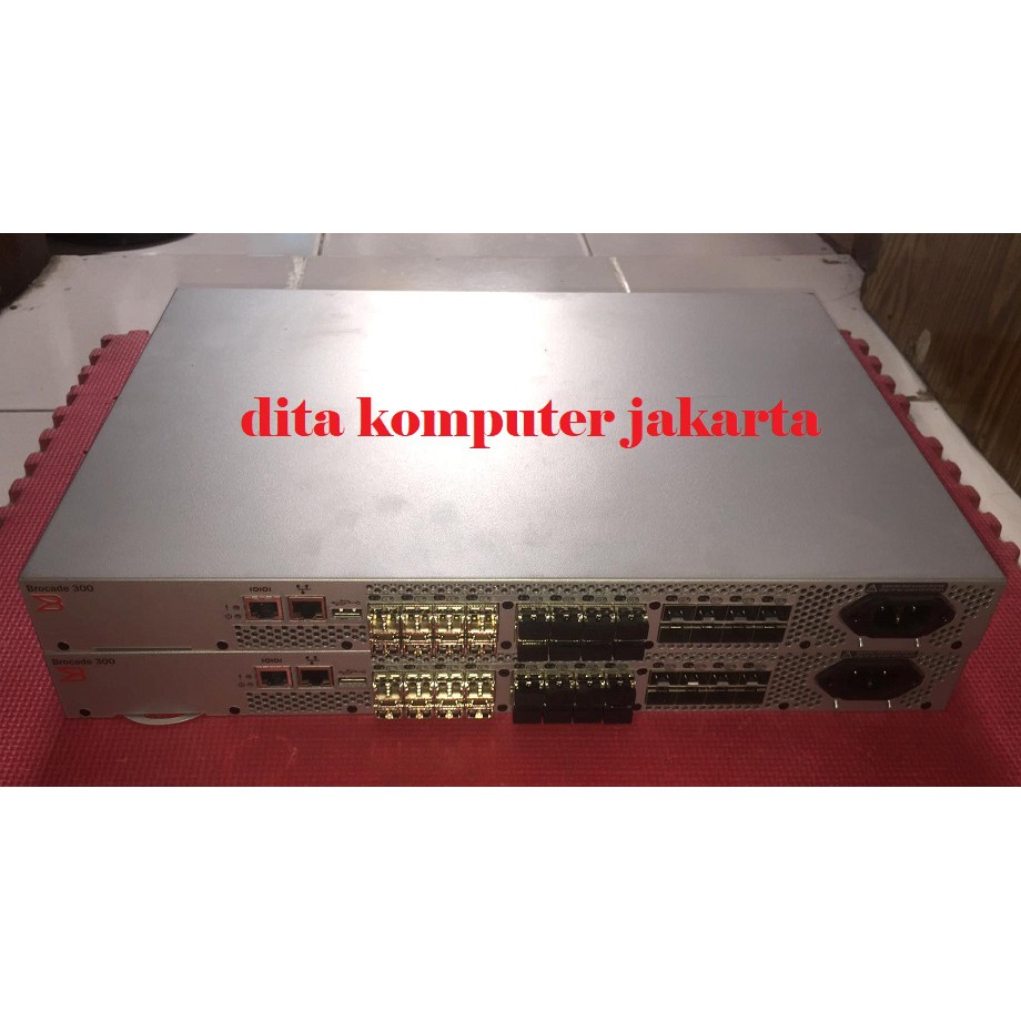 Jual Brocade 300 24-Port FC 8GB Fibre Channel SAN Switch 8 Ports aktiv DL-320-0003 300 | Shopee ...