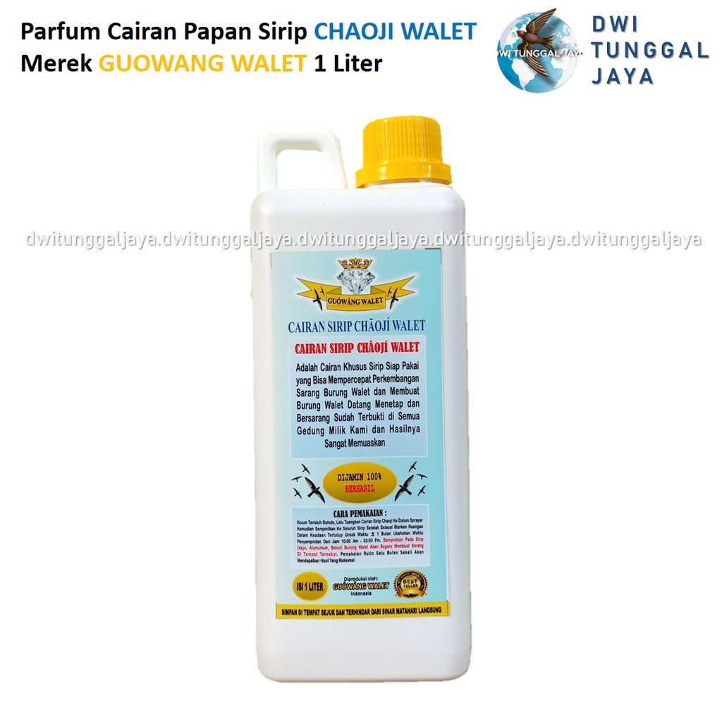 Jual Parfum Cairan Papan Sirip CHAOJI WALET Merek GUOWANG WALET 1 Liter ...