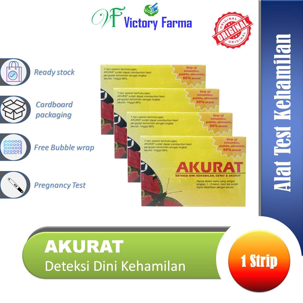 Jual Akurat Test Kehamilan dan Kesuburan Strip @ 1 pieces | Shopee ...