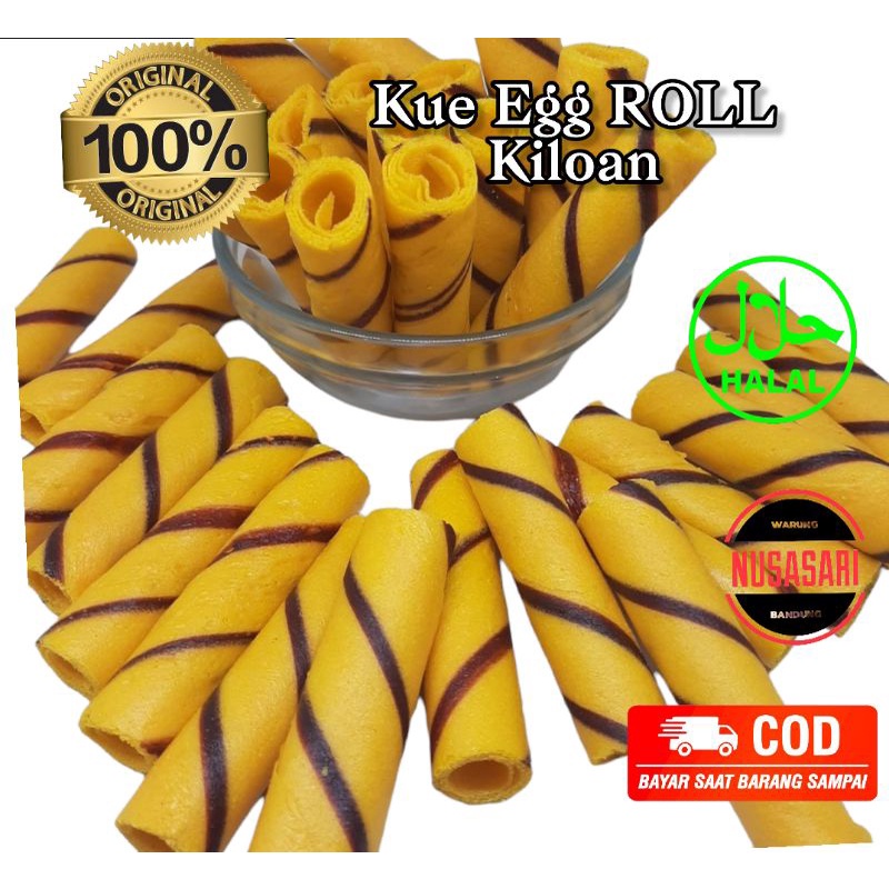 Jual Kue Kering Egg Roll Kiloan 1Kg | Shopee Indonesia