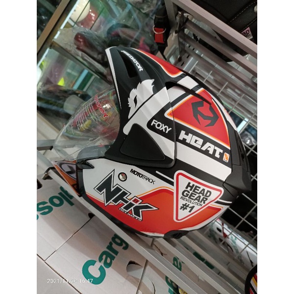 Jual Helm NHK predator head gear single corak | Shopee Indonesia