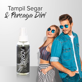 Jual BRASOV Body Mist Pria 100 ML Cologne Sehari-Hari Spray Besar ...