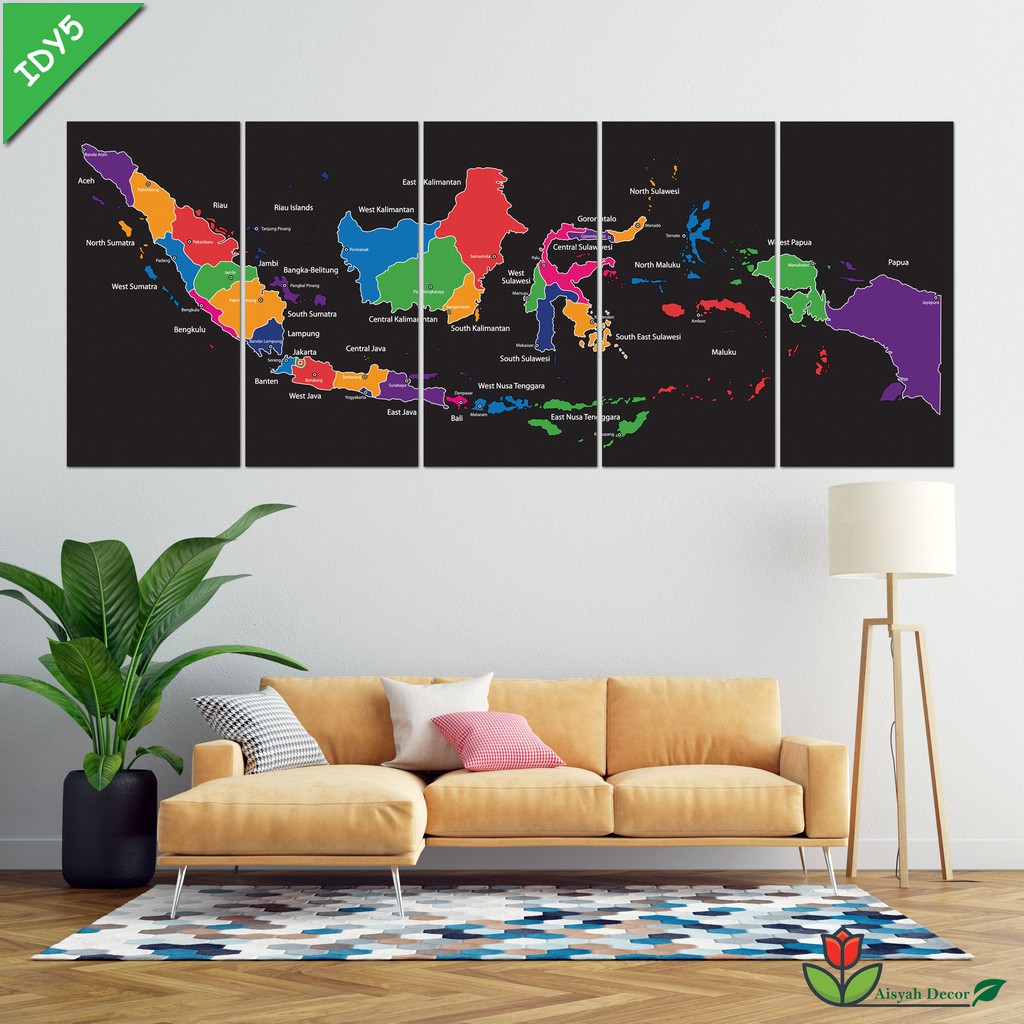 Jual Peta Indonesia 200x80cm isi 5pcs Jumbo | Shopee Indonesia