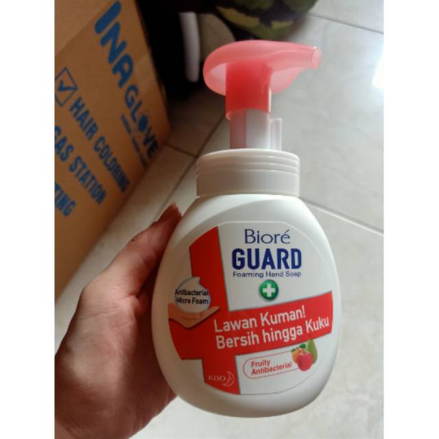 Jual Biore guard foaming hand soap 250ml sabun cuci tangan anti bakteri ...
