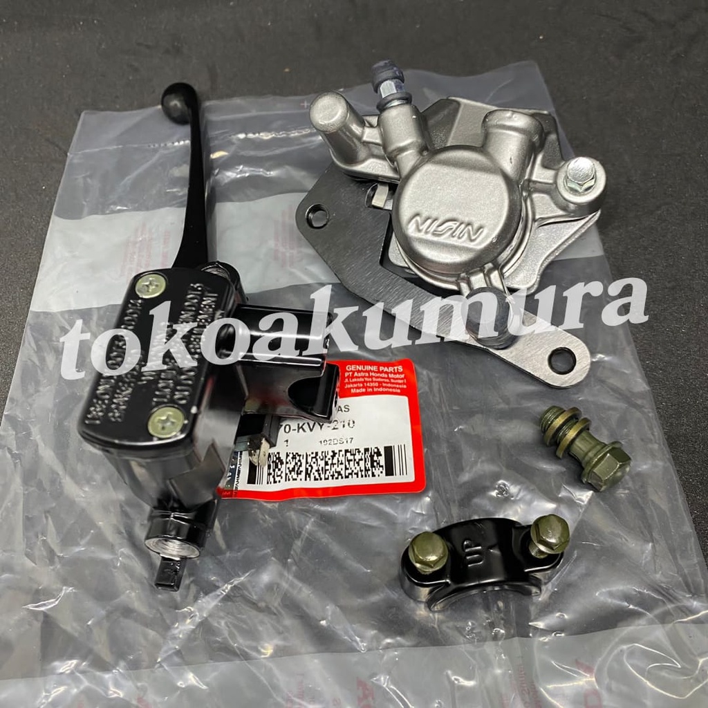 Jual master rem atas HITAM plus kaliper cakram depan SILVER beat karbu vario lama vario karbu ...