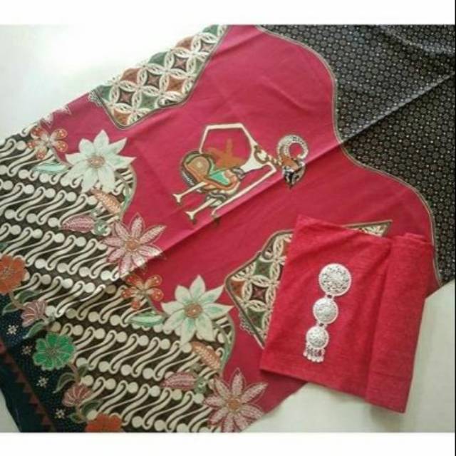 Jual Batik wayang gunungan merah | Shopee Indonesia