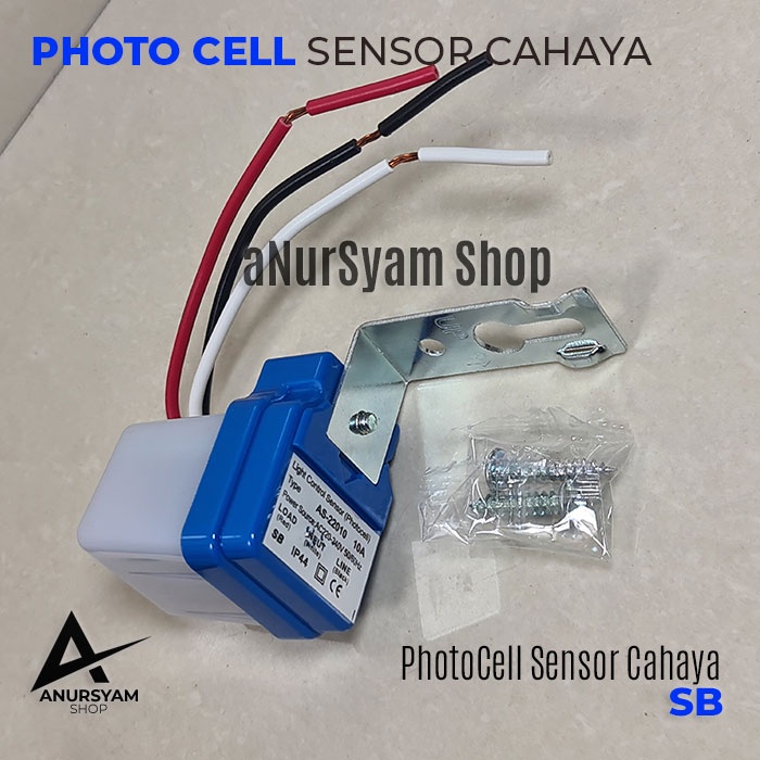 Jual Sensor Cahaya Otomatis / Photo Cell 10A SB / Sensor Otomatis ...