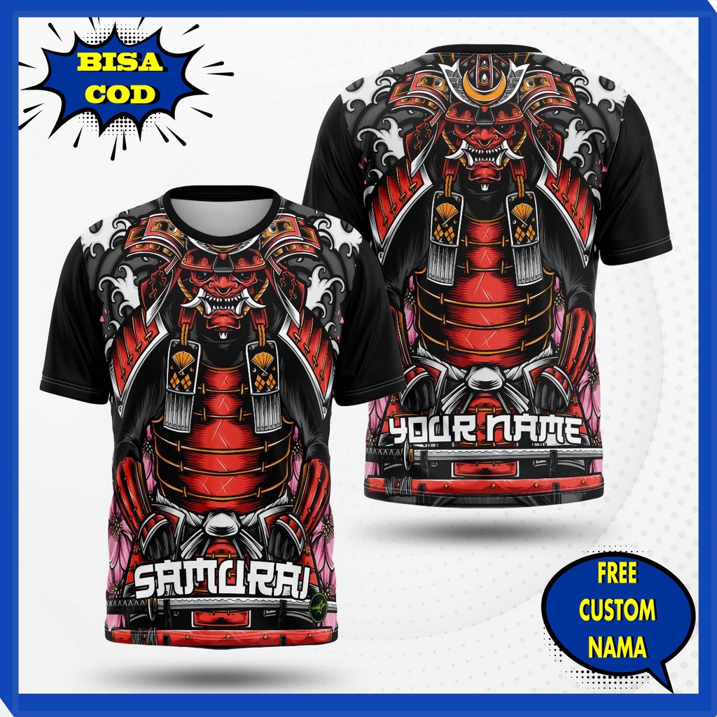 Jual Kaos Jersey Baju Japanese Ronin Samurai/ Baju Japanese Pria Wanita ...
