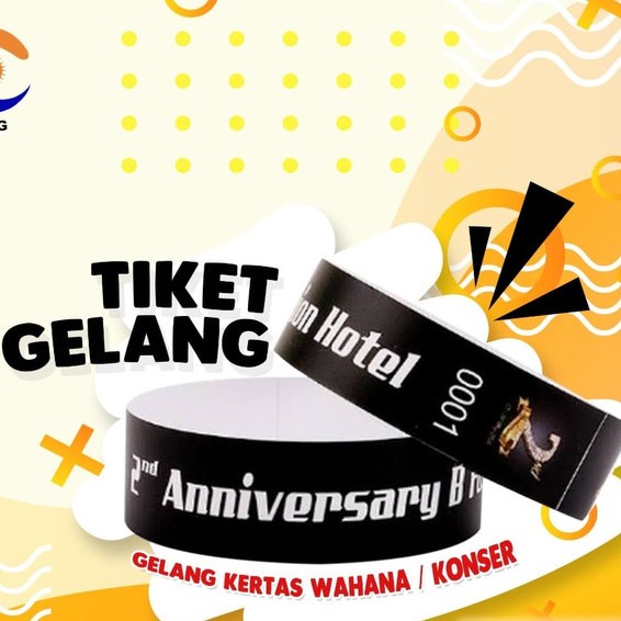 Jual Gelang Tiket Acara / Gelang Event / Gelang Wahana / Gelang Konser ...