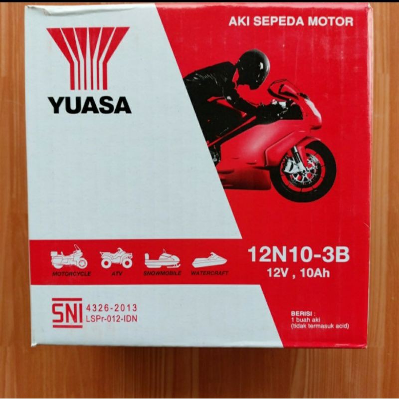 Jual Aki Motor Yuasa Original 12N10-3B untuk Vespa PX 150 Excel | Shopee Indonesia