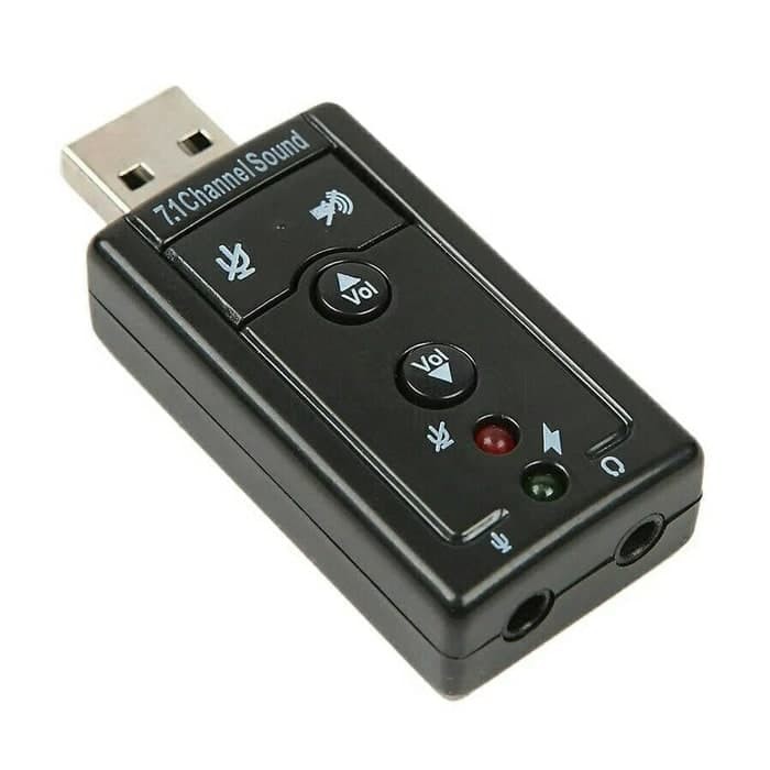 Jual Soundcard USB Channel 7.1 / Sound Card USB Mini 7.1 Chanel ...