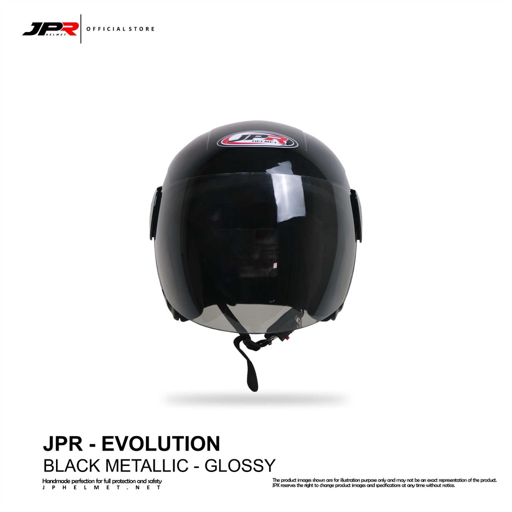 Jual Helm Half Face JPR Evolution Solid | Shopee Indonesia