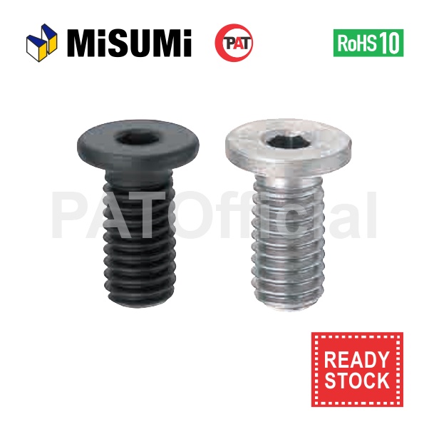 Jual MISUMI Hex Socket Extra Low Head Cap Screws CBSS6-10 S/D CBSS6-16 | Shopee Indonesia