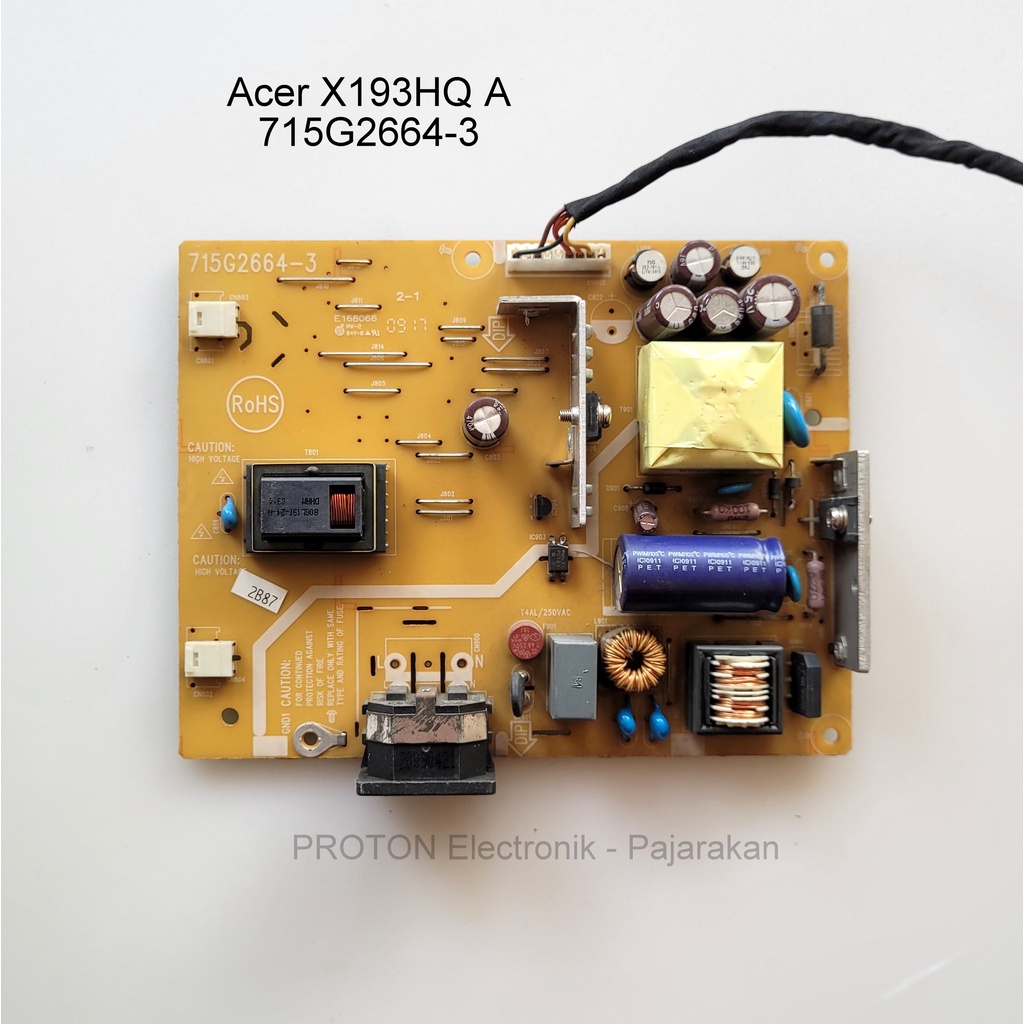 Jual PSU LCD Monitor Acer X193HQ A Lenovo L1900pA 9227-AE1 Mesin Power ...