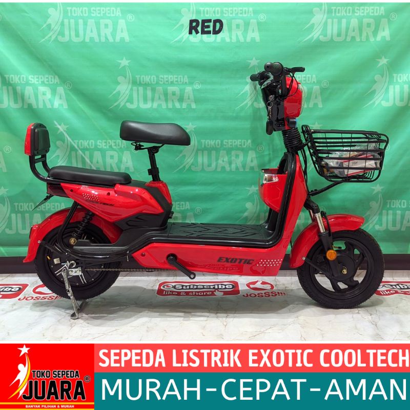 Jual SEPEDA LISTRIK EXOTIC COOLTECH ELECTRIC BIKE 14 INCH (AREA KHUSUS ...