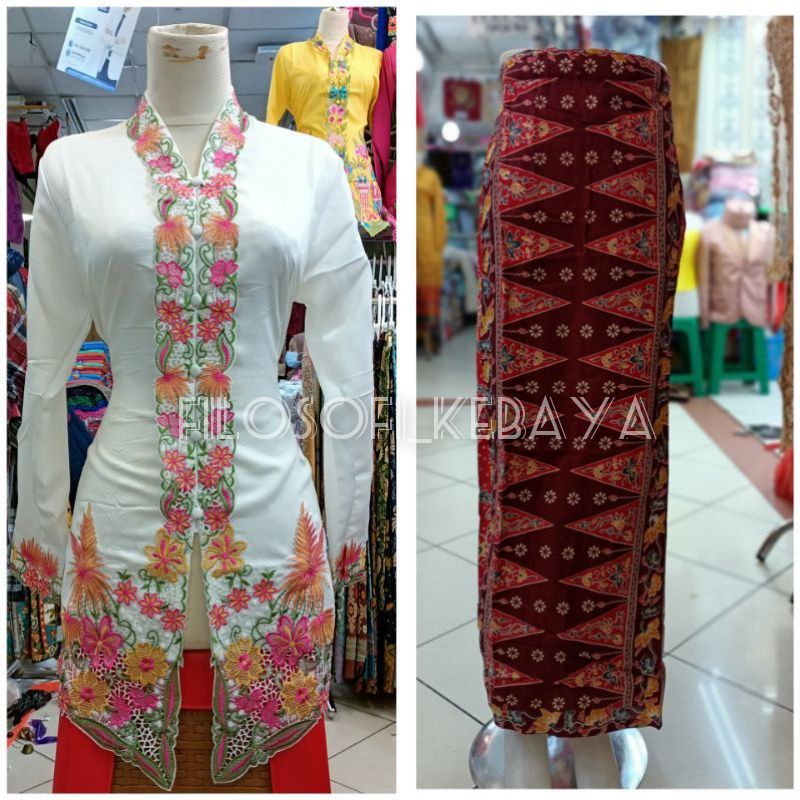 Jual FK-KEBAYA ENCIM BETAWI MODERN / KEBAYA ENCIM KATUN BORDIR / KEBAYA ...