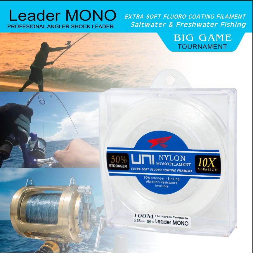 Jual Senar Leader MONO Uni Falcon 100 meter | Shopee Indonesia