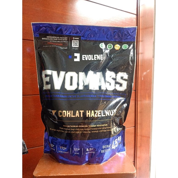 Jual EVOMASS SUSU GAINER EVOLENE | isi 4.5kg Vanilla Coklat Hazelnut ...