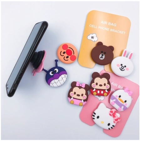 Jual Pop Socket HP 3D Karakter Cartoon / Pop Socket 3D / Pop Socket ...