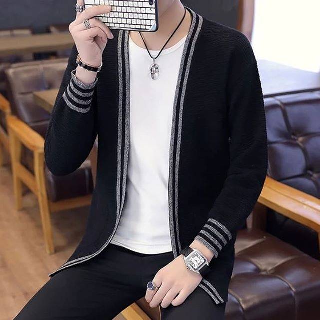 Jual Cardigan Rajut Pria 100% Cotton | Shopee Indonesia