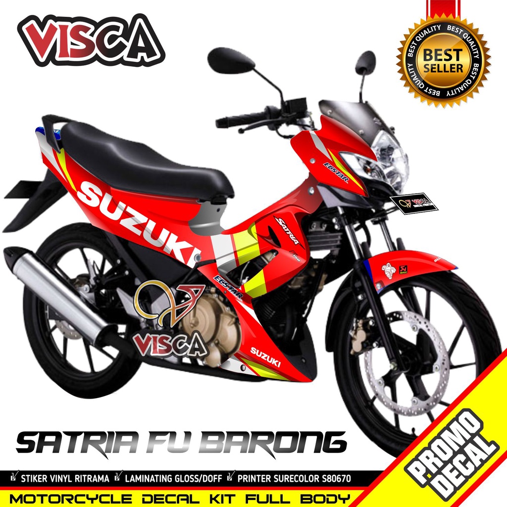 Jual Decal Satria Fu Barong 2012 Full Body Stiker Satria Fu Barong 2012 ...