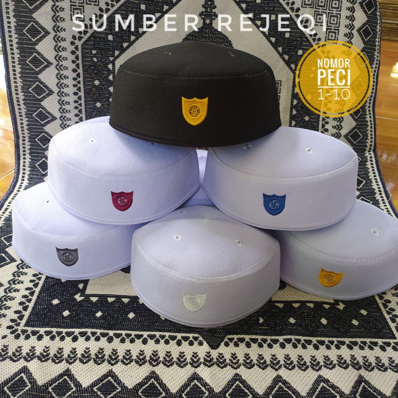 Jual Peci Malaysia Songkok putih ABDUL KAREEM PUTIH KWALITAS PREMIUM ...