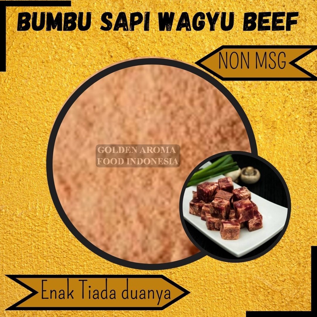 Jual Bumbu Tabur Rasa Sapi Wagyu Beef Non MSG 1Kg Bubuk Tabur Sapi ...