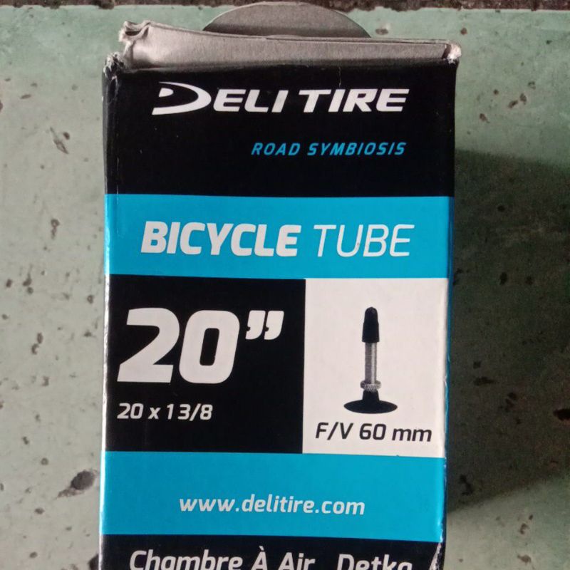 Jual Ban Dalam Deli Tire 20 X 1 3 8 F V 60mm Shopee Indonesia