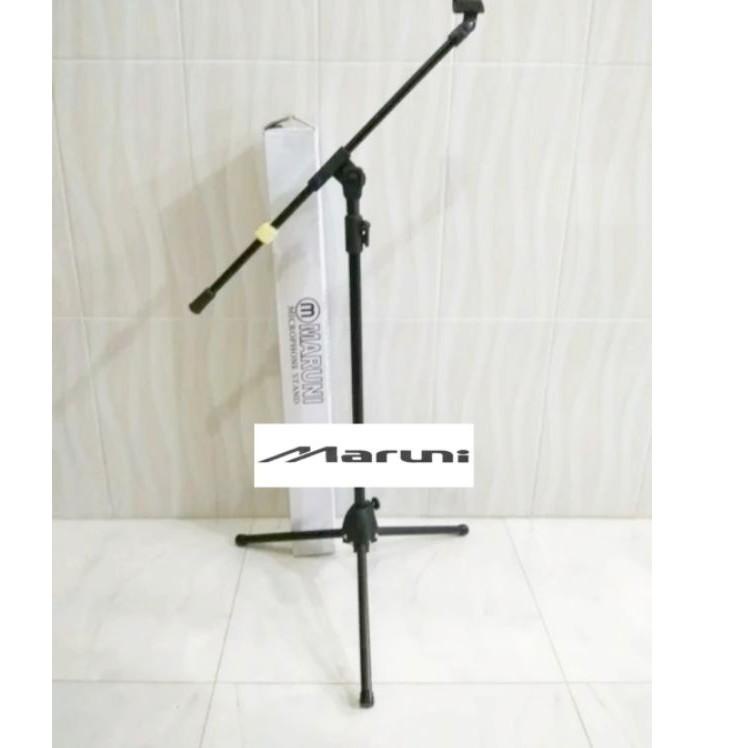 Jual DIJAMIN MURAH Stand mic maruni panjang. stand microphone lantai ...