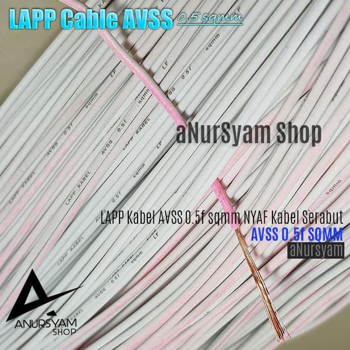 Jual LAPP Kabel AVSS 0.5f sqmm NYAF Cable / Kabel AVSS 0.5mm anursy44 Murah | Shopee Indonesia