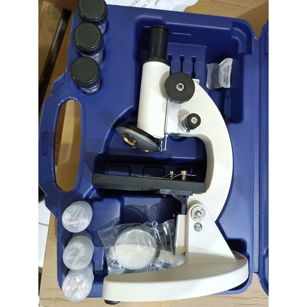 Jual Mikroskop 500X Microscope Manual Sekolah Pembesaran 500x | Shopee ...