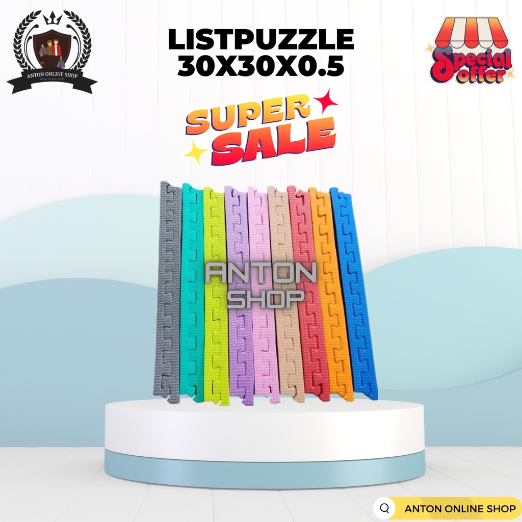 Jual LIST PINGGIRAN PUZZLE ALAS LANTAI AGAR TERLIHAT RAPIH TEBAL 0,5 CM ...