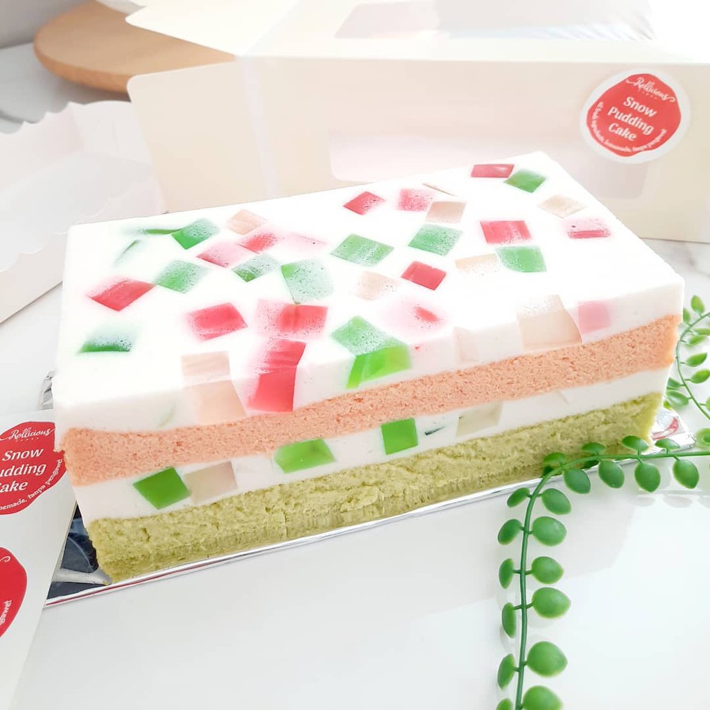 Jual Snow Pudding Cake Box | Shopee Indonesia
