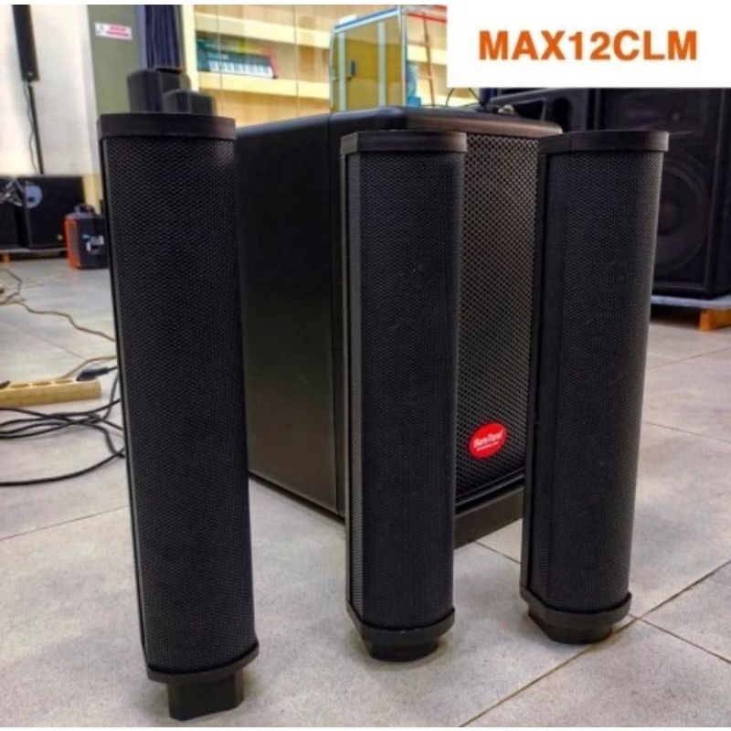 Jual Speaker Aktif Set BARETONE MAX 12 CLM MAX12CLM 12 inch 800 W + Mid ...