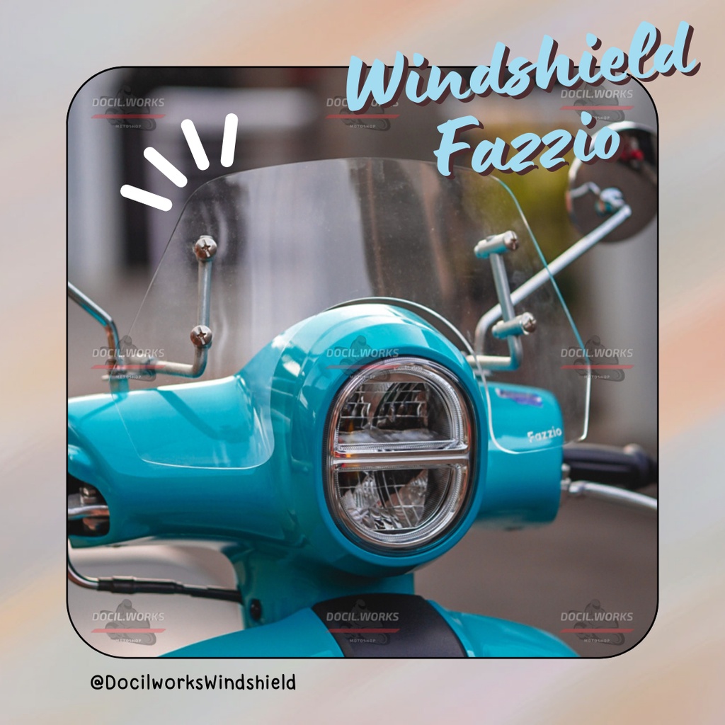 Jual Windshield FAZZIO 125 Visor Fazzio 125 Tameng Fazzio | Shopee ...