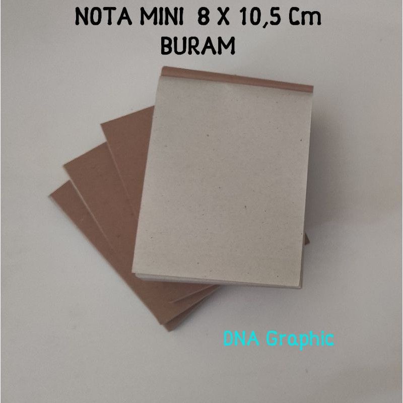 Jual NOTA KOSONGAN BURAM UKURAN MINI | Shopee Indonesia
