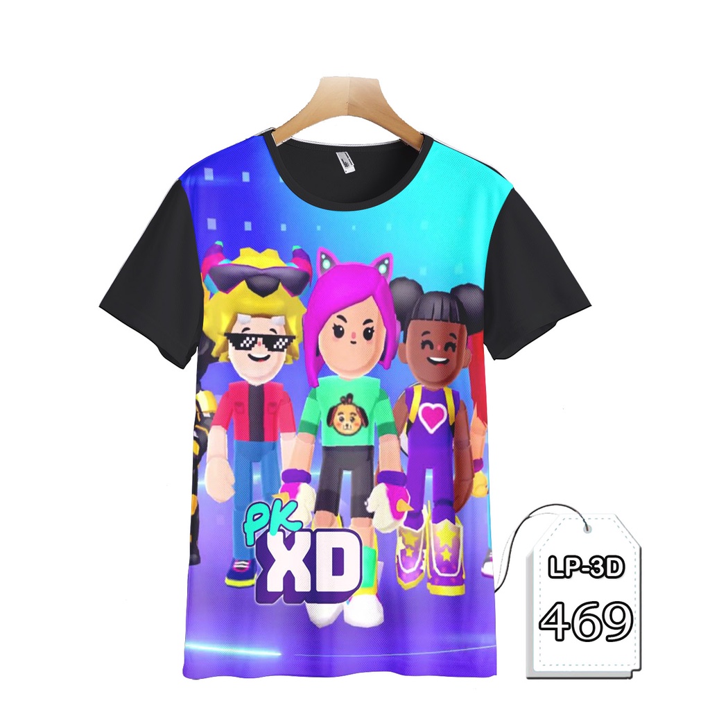 Jual Kaos PK XD Printing 3D KAOS Game Serial Anak #LP3D-469 | Shopee Indonesia
