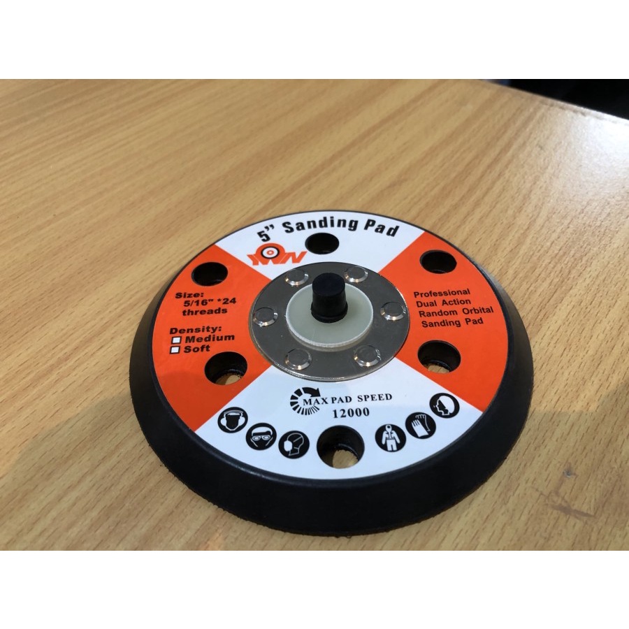 Jual Backing Plate Dual Action Polisher DA M8 5/16 24 Thread 5 ...