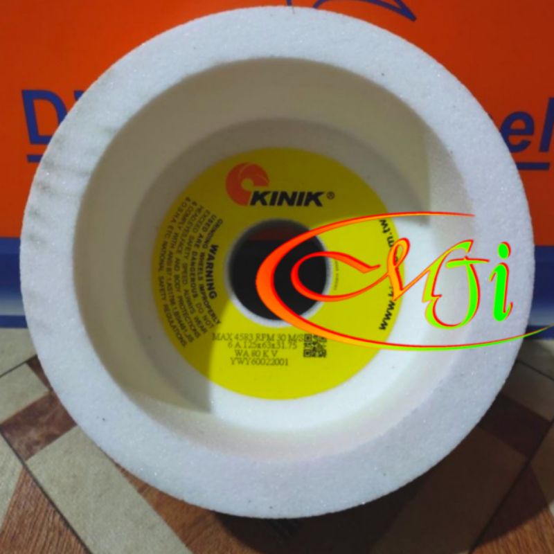 Jual Batu gerinda mangkok KiniK 6A 125 x 63 x 31,75 WA 60 KV Grinding 5 ...