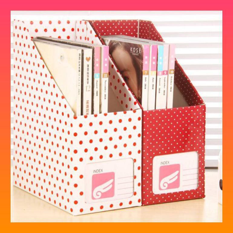 Jual Multibox/ Kotak Organizer Buku Majalah/ Box File Kartun II ...